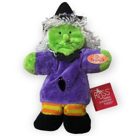 Russ | Holiday | Vintage Russ Witch Plush Bendable Monster Vintage ...
